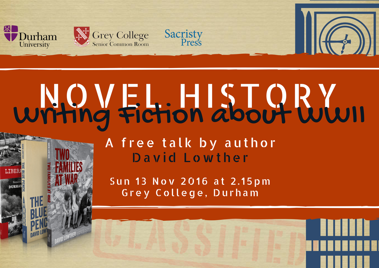 Novel History: Writing Fiction About WWII (David Lowther)